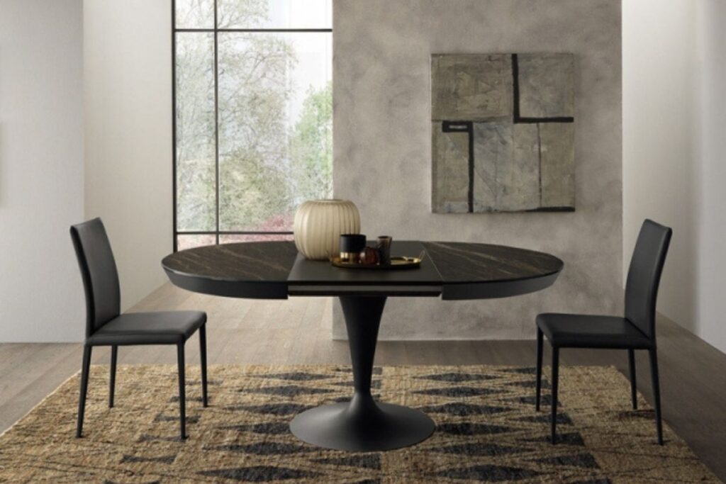 The most beautiful modern extendable round tables